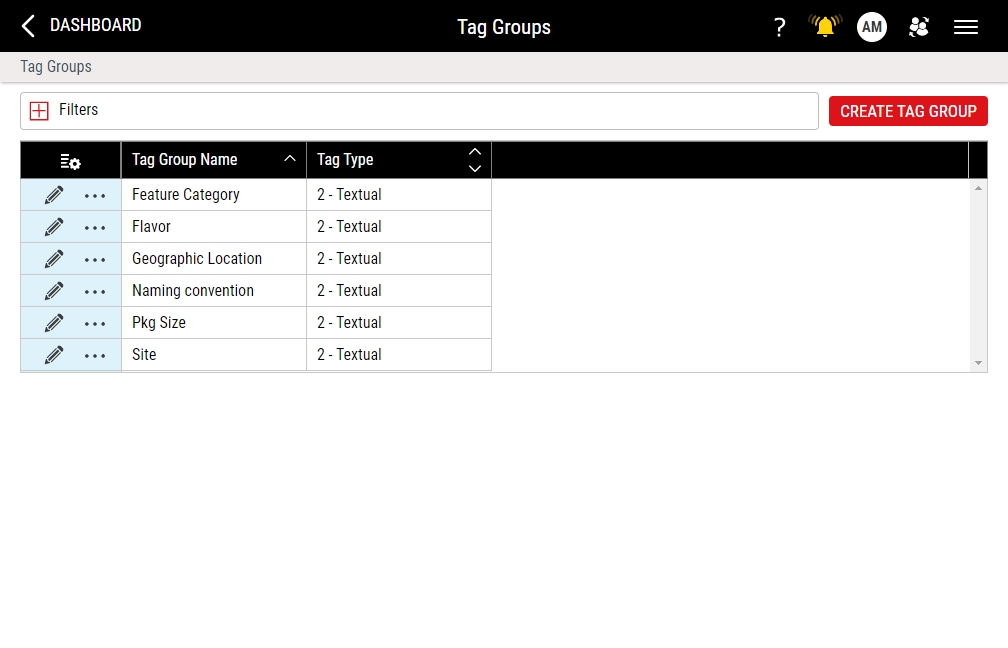 Tag Groups