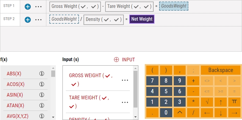 Editing Calculations