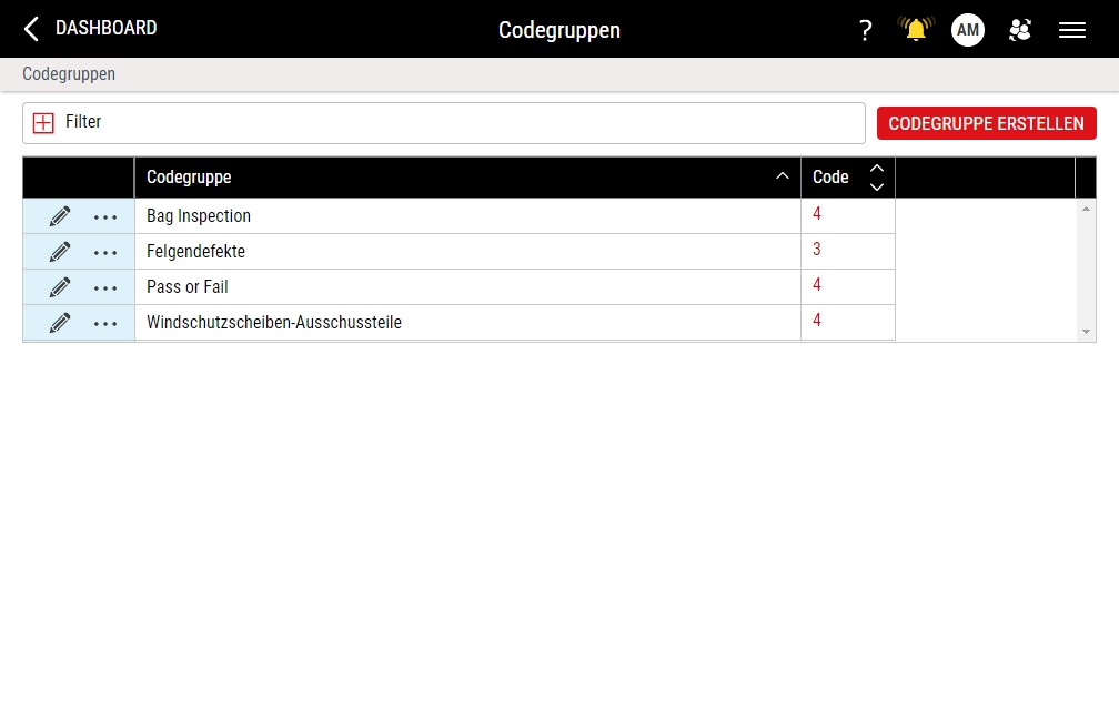 Language Labels (Code Groups)